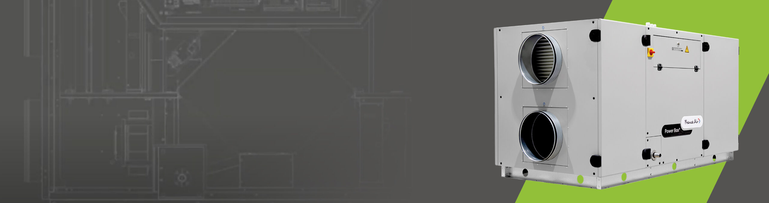 Nouvelle centrale double flux powerbox | France air